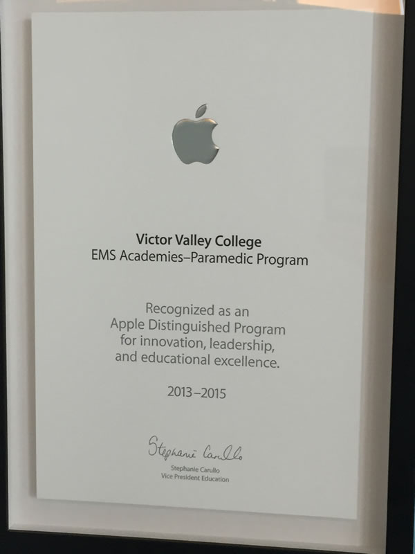 Apple Distinguished Program | Victor Valley College
